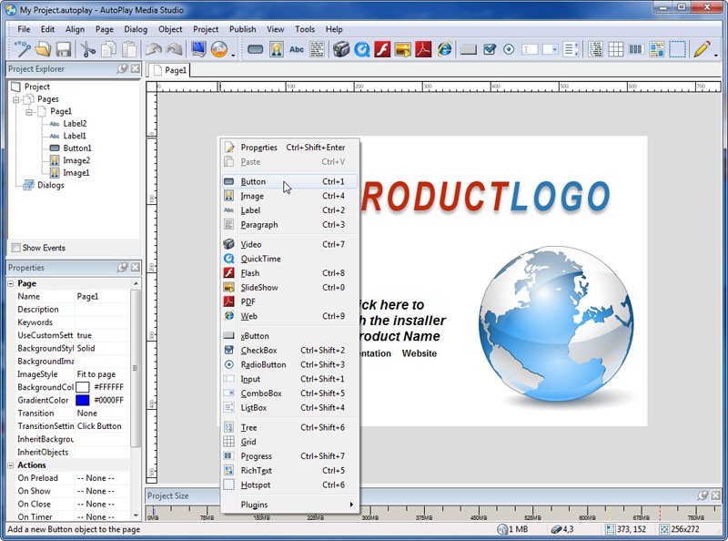 Drag and Drop Visual Objects to Create Apps - Indigo Rose Software