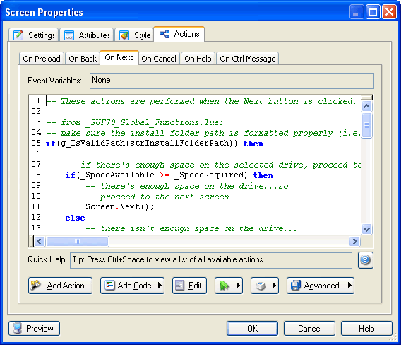 Setup Factory Screenshots - Indigo Rose Software