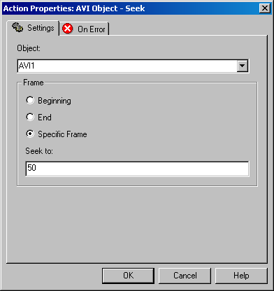 Loading and playing a different AVI