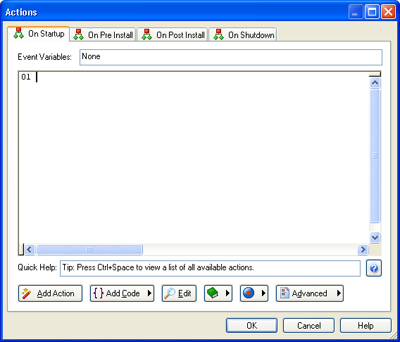 Action Editor - Overview