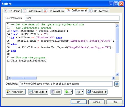 Chapter 4: Actions, Scripts and Plugins