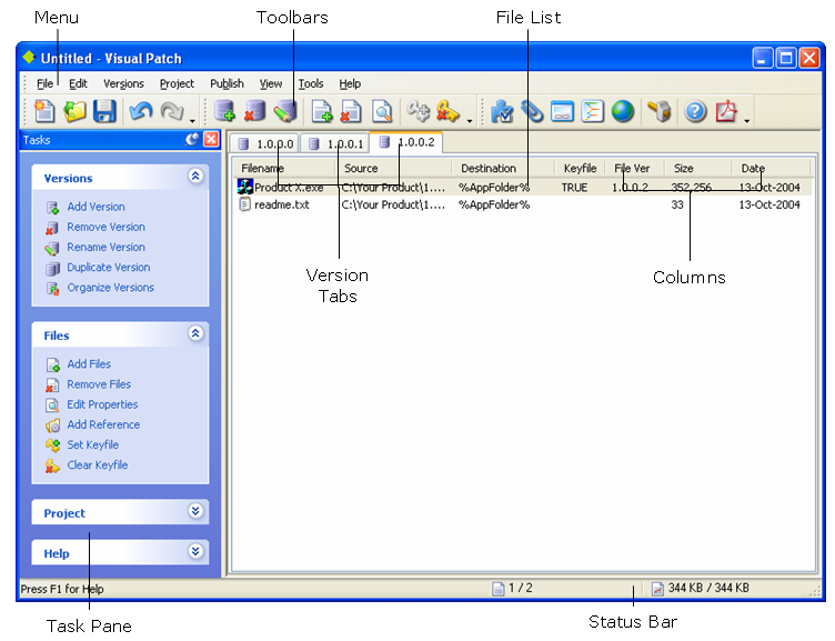 The Visual Patch Interface